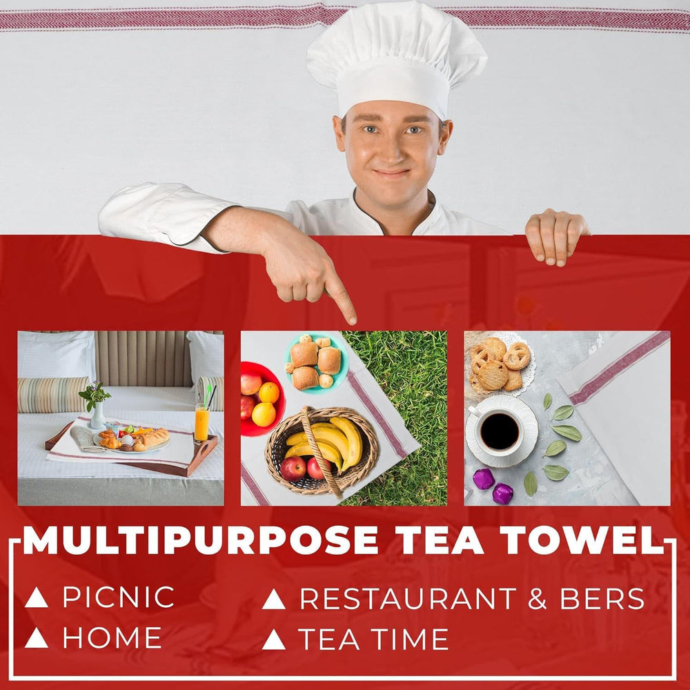 Jamie Commercial Grade Chef Catering Kitchen Towels | Towelogy